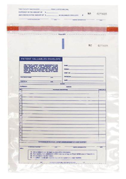 Patient Valuables Envelopes & Bags – StockChecks, Inc.