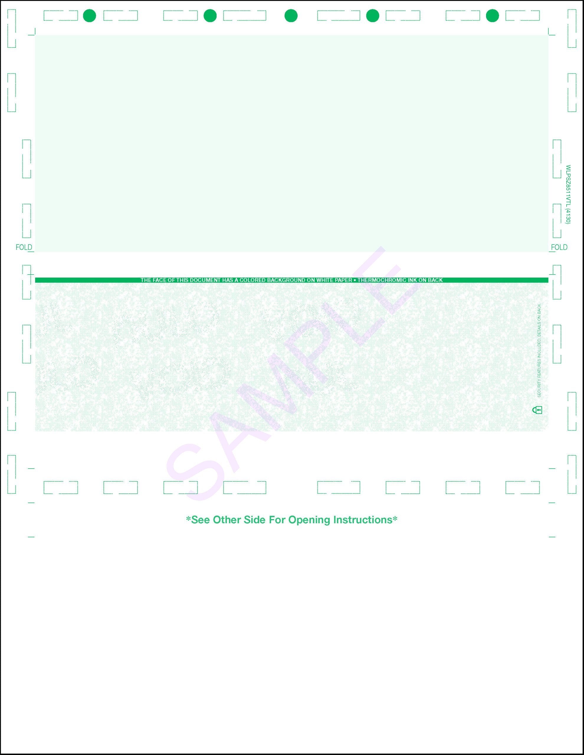 Z Fold Checks – StockChecks, Inc.