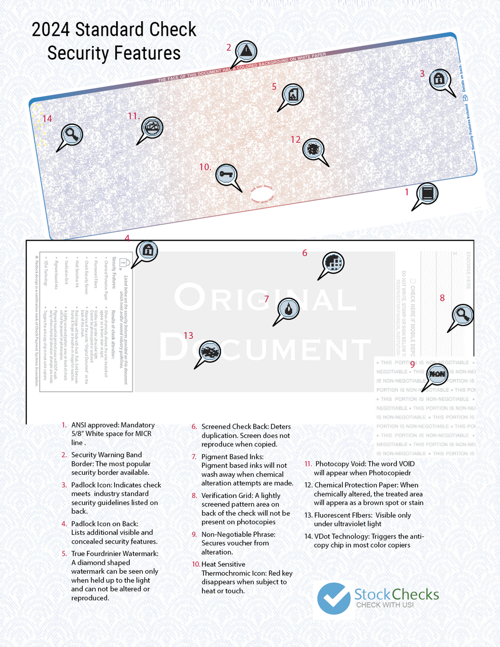 Equal Perforation Check Bottom Position Reflex Blue Linen SC9LNRF ...