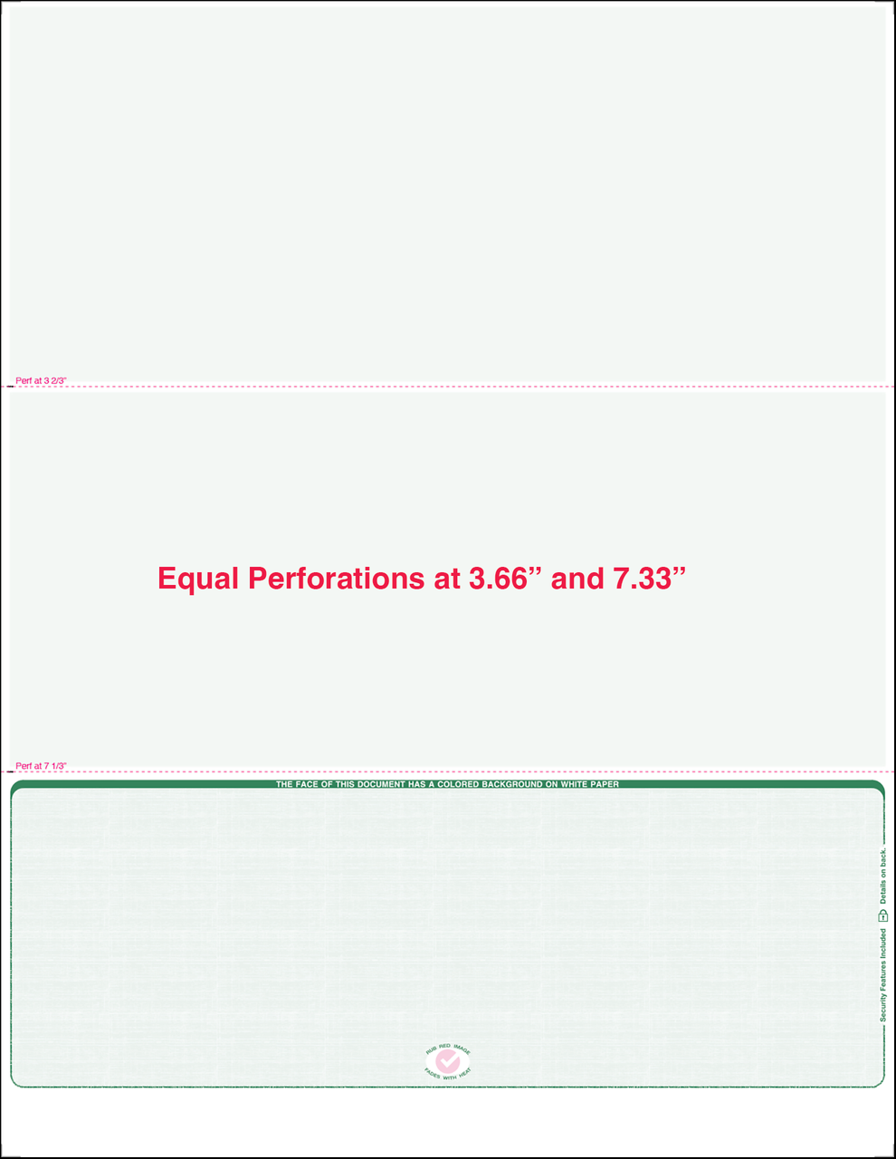 Equal Perforation Checks - Bottom Position - Green Linen (SC9LNHG ...