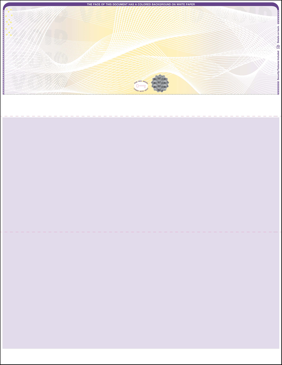 Hologram Blank Laser Checks - Top Position - Prism Purple/Yellow/Purpl ...