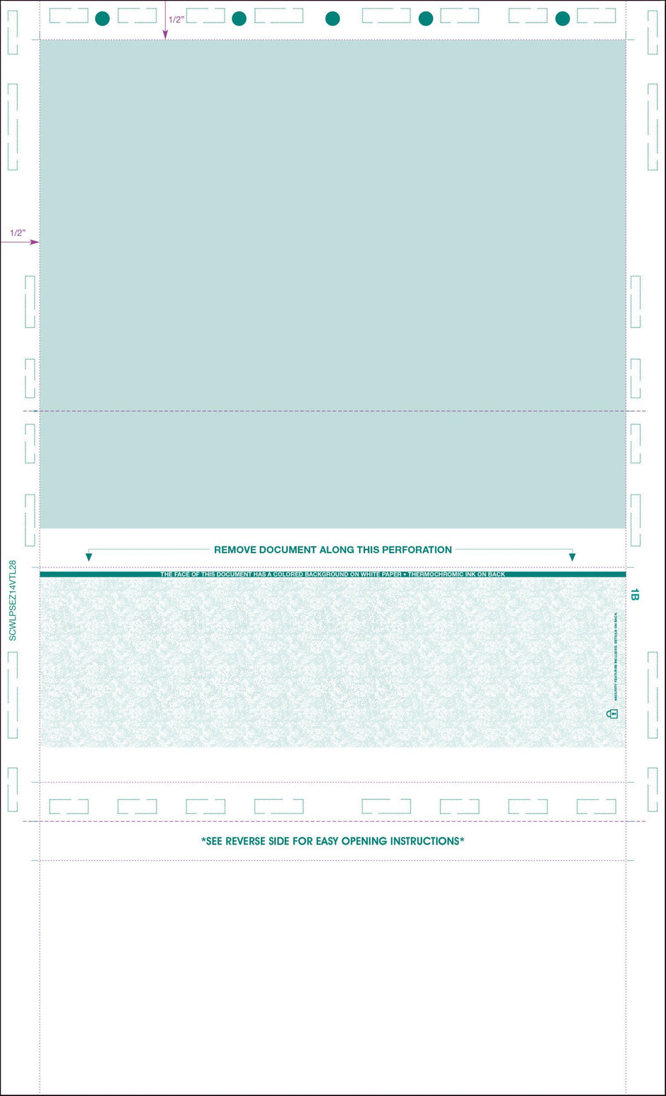 Legal Z Fold Pressure Seal Checks – StockChecks, Inc.
